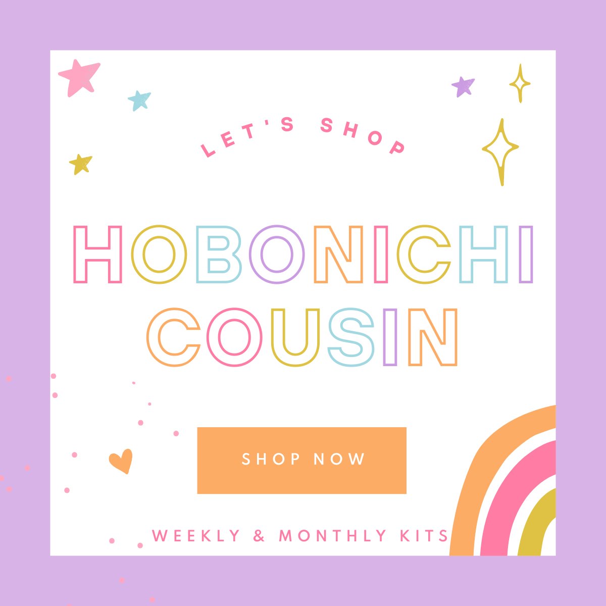Hobonichi Cousin – Fantasy Designs Planner Supplies